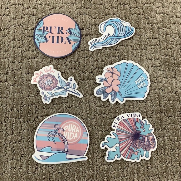 Pura Vida | Accessories | Pura Vida Assorted Sticker Pack | Poshmark